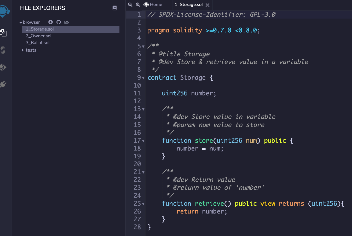 Solidity HelloWorld (updated for 2021) with Remix – Talk Crypto